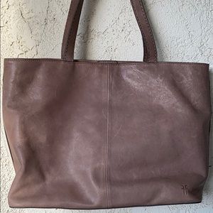 Frye | Bags | Frye Madison Front Pocket Leather Tote | Poshmark
